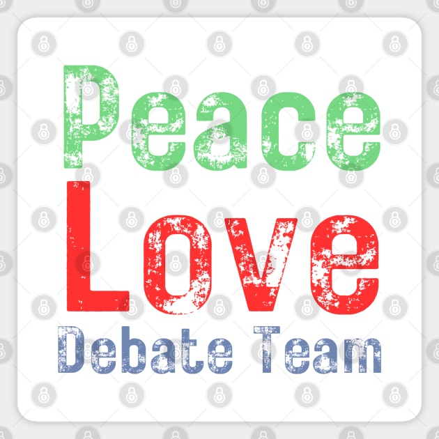 Grumpy Debate Team - Grumpy Debate Team - Sticker | TeePublic