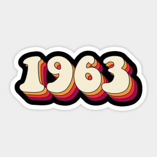 August 1963 Birthday Vintage Stickers for Sale | TeePublic