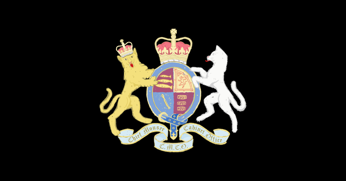 Chief Mouser Badge and Back Mouser Portraits - Chief Mouser - Sticker ...