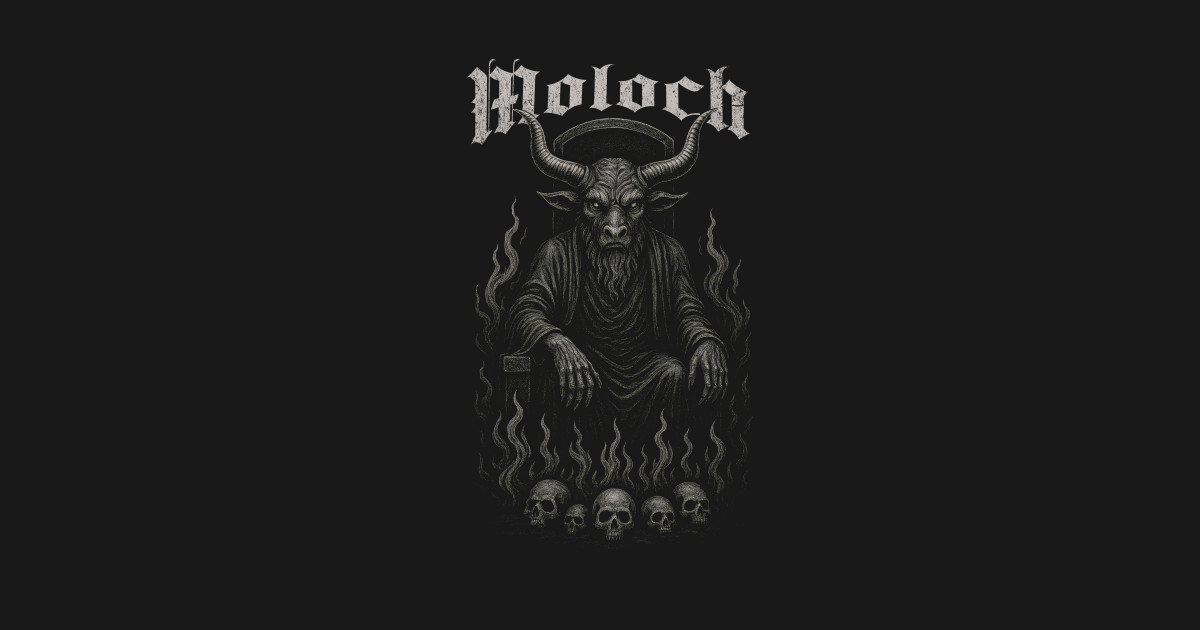 Moloch Ancient Demon God - Moloch - T-Shirt | TeePublic