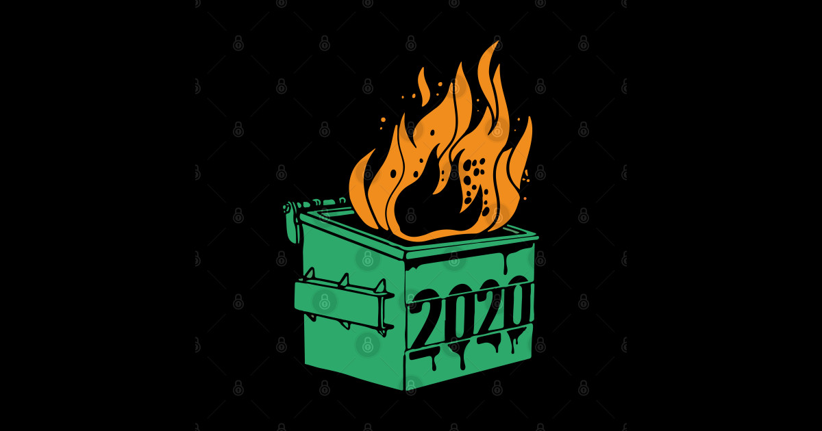 2020 Dumpster Fire - Dumpster Fire - Magnet | TeePublic