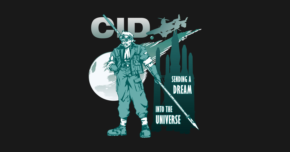 Cid FFVII - Final Fantasy Vii - T-Shirt | TeePublic
