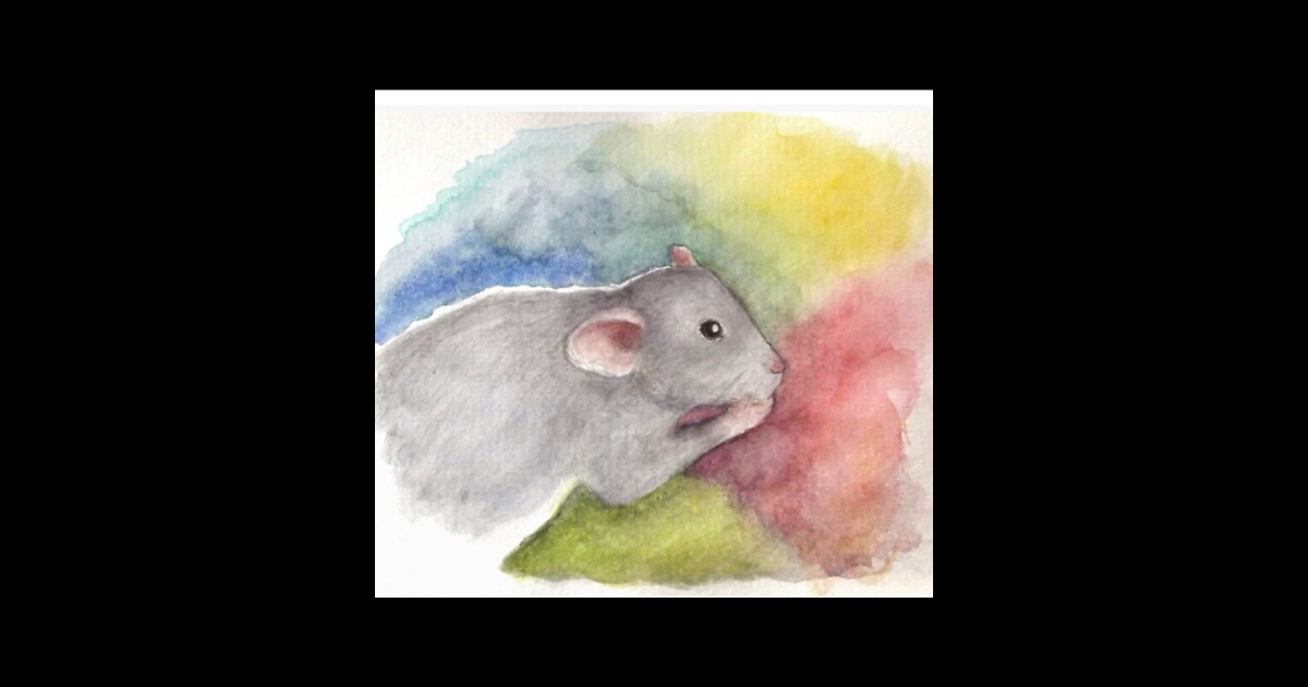 Thinking Rat - Rat - Sticker | TeePublic