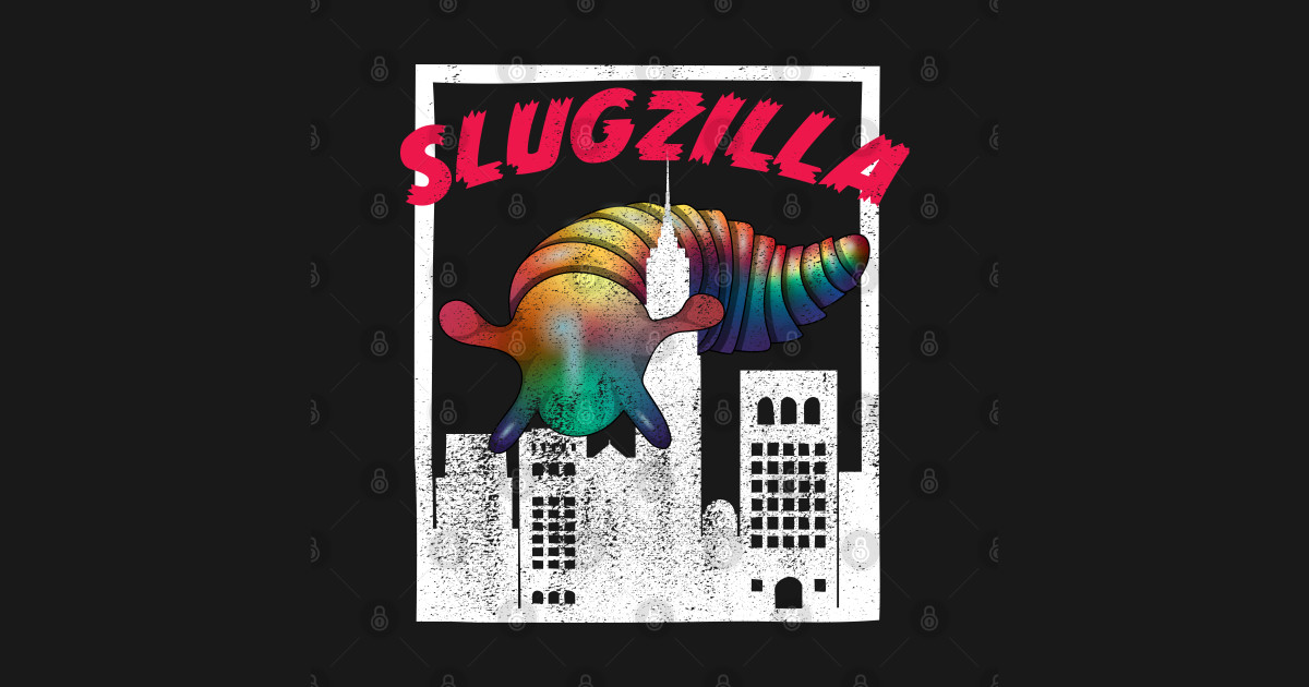 Slugzilla 3D Printed Sensory Slug Rampages New York! - Slug - T-Shirt ...