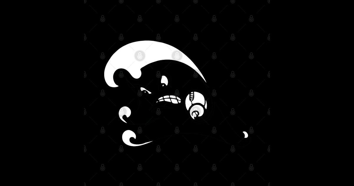 Angry Wave - Green Wave - Sticker | TeePublic