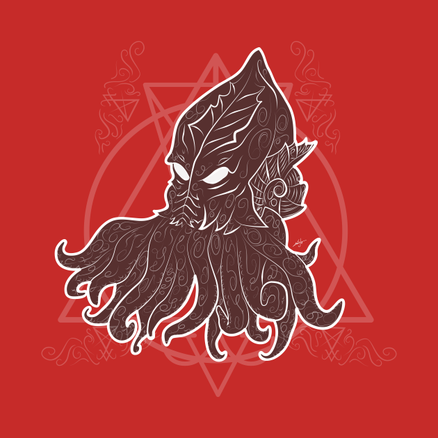 Cthulhu Pentagram - Cthulhu - T-Shirt | TeePublic