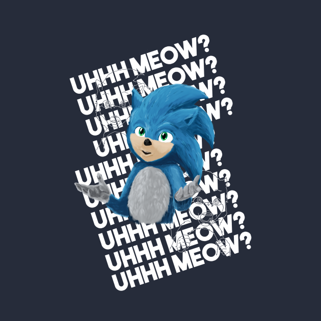 uh meow? - Sonic - Kids T-Shirt | TeePublic