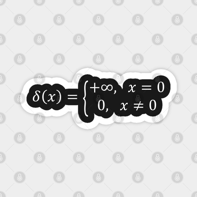 Dirac Delta Function - Math And Physics Basics - Dirac - Magnet | TeePublic