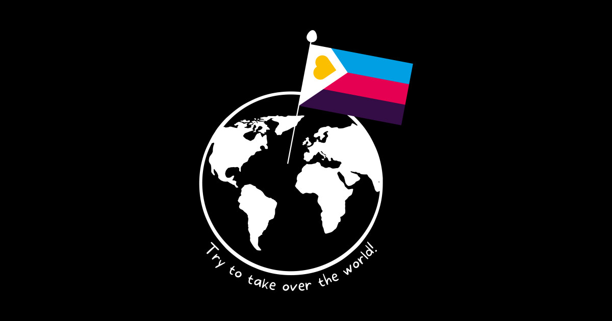 Polyamorous world - Polyamorous - Sticker | TeePublic