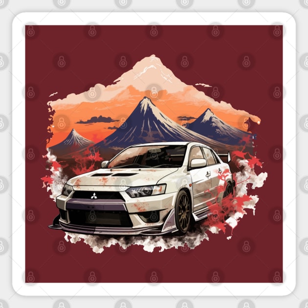 Mitsubishi Lancer Evolution X - Lancer Evolution X - Sticker | TeePublic