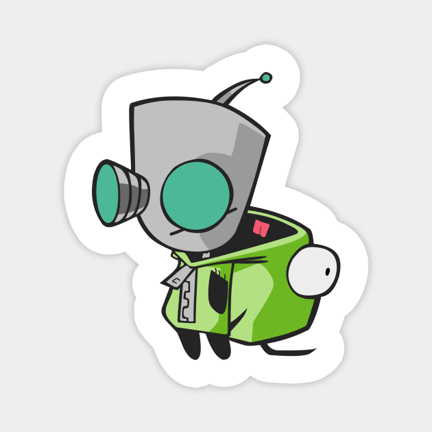 GIR ROBOT - Invader Zim - Magnet | TeePublic