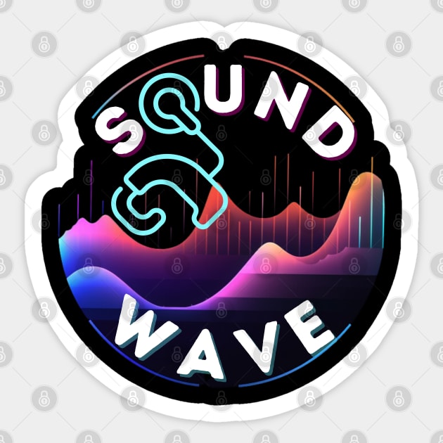 Sound Wave | Cochlear Implant - Cochlear Implant - Sticker | TeePublic