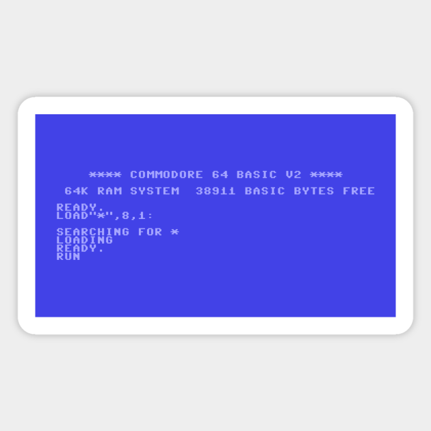 Commodore 64 - C64 - Boot Screen - Version 2 - Commodore - Magnet ...