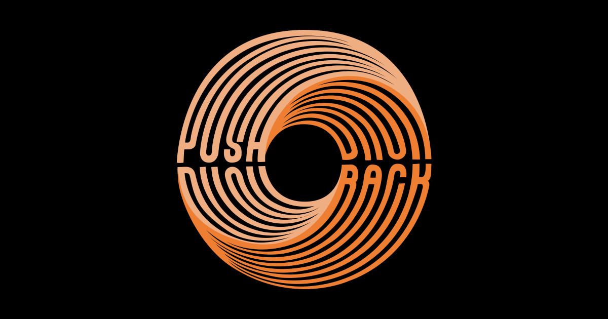 Push Back Swirl Text - Push Back Swirl Text - T-Shirt | TeePublic