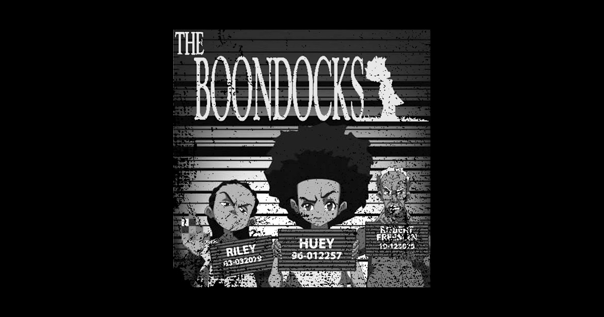 The Boondocks Grunge Old Style - The Boondocks - Sticker | TeePublic
