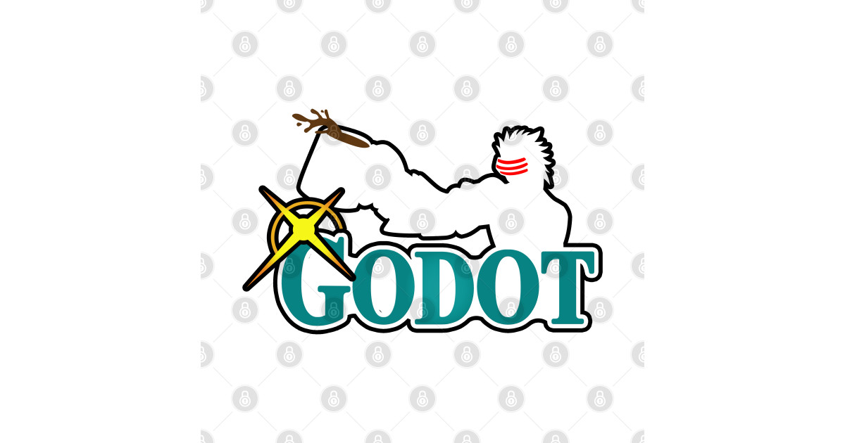 Godot Logo - Ace Attorney - T-Shirt | TeePublic