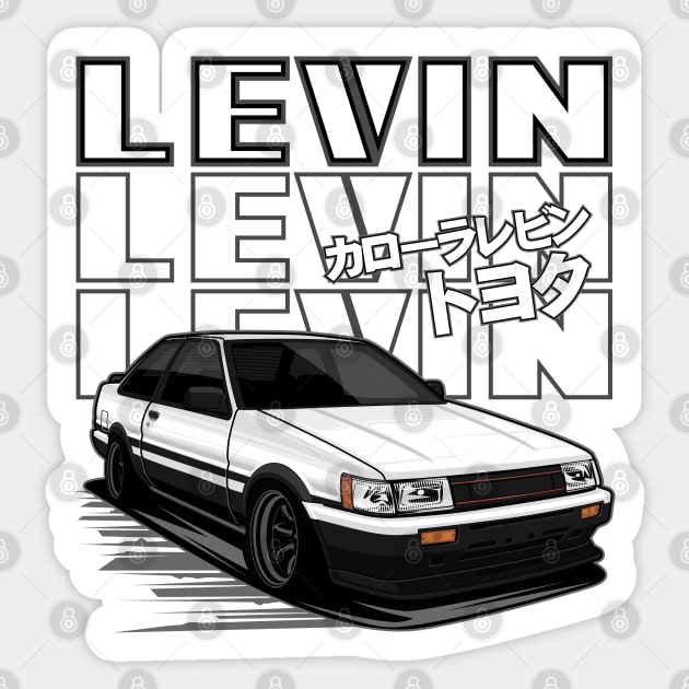 AE86 Corolla Levin - Corolla Levin - Sticker | TeePublic