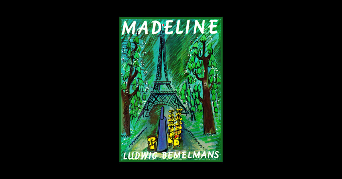 Madeline Vintage Children's Book Cover - Madeline - Sticker | TeePublic