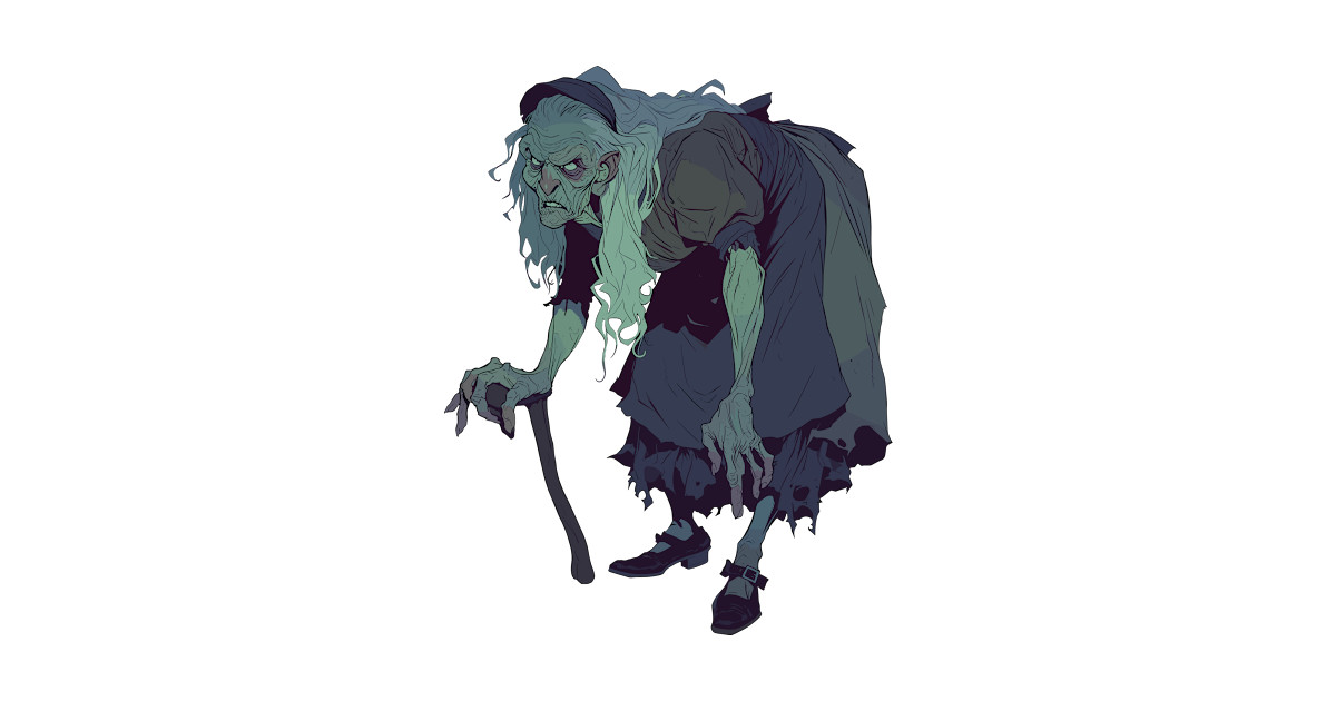 Halloween Scary Witch Hag - Hag - T-Shirt | TeePublic