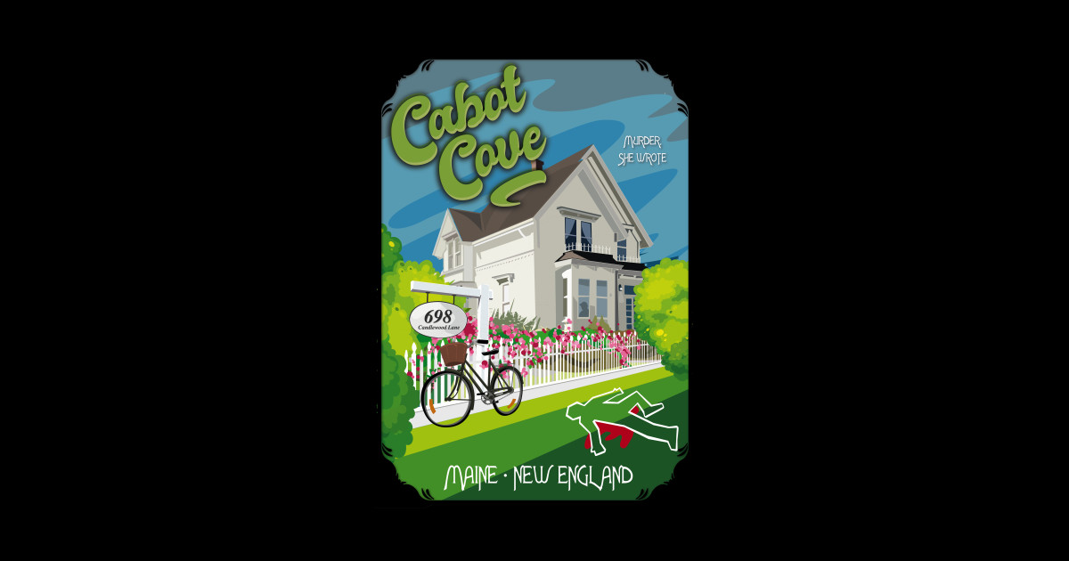 Blair House, Cabot Cove - Cabot Cove - Sticker | TeePublic