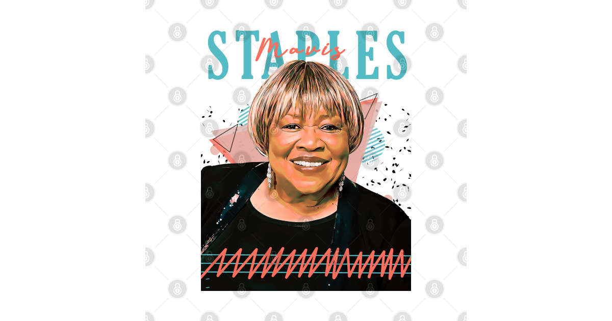 Mavis Staples Fan Art Retro Design // Vintage - Mavis Staples - T-Shirt ...