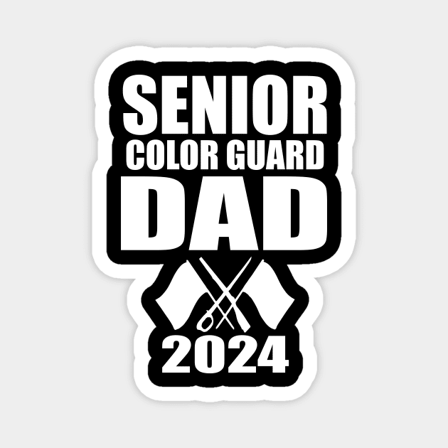 2024 Senior Color Guard dad Class of 2024 Marching Band Flag - Senior ...