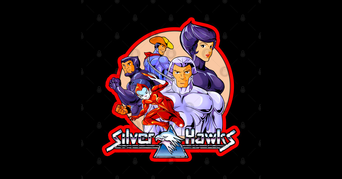 80s Cartoon SilverHawks - Classic Cartoons - Posters and Art Prints | TeePublic