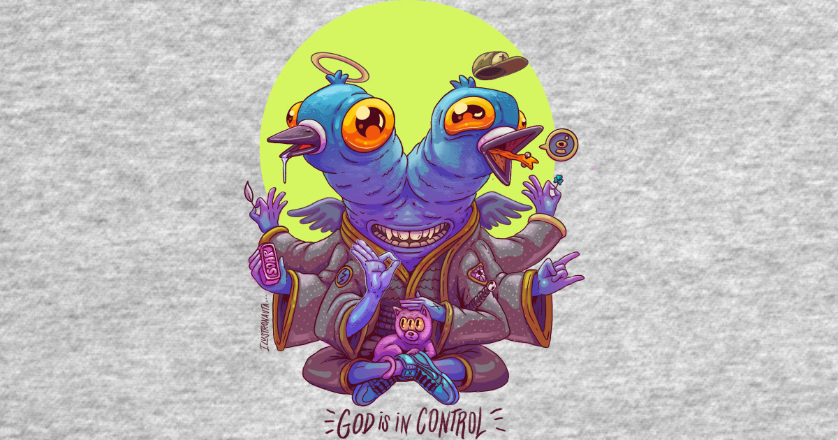 GOD PIGEON - God - T-Shirt | TeePublic