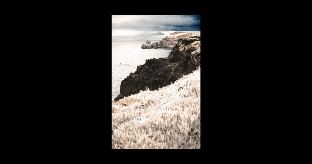 Coastal landscape - Infrared Photography - Sticker | TeePublic