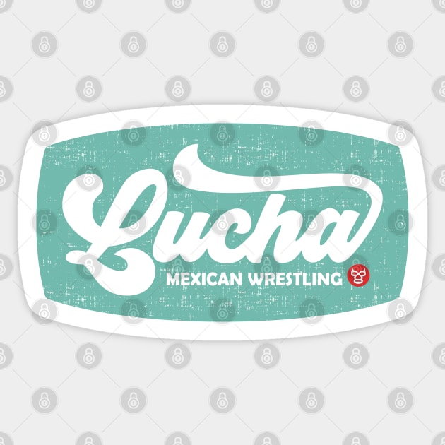 LUCHA LOGO#19 - Logo - Sticker | TeePublic