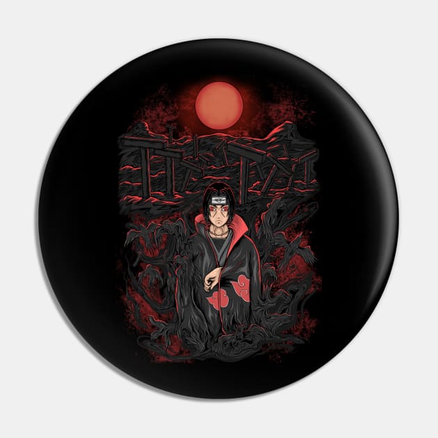 Itachi - Anime Art - Pin | TeePublic