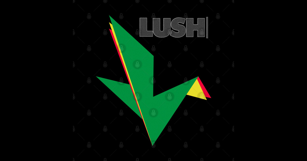 Lush Band Origami Bird - Lush Band - Sticker | TeePublic