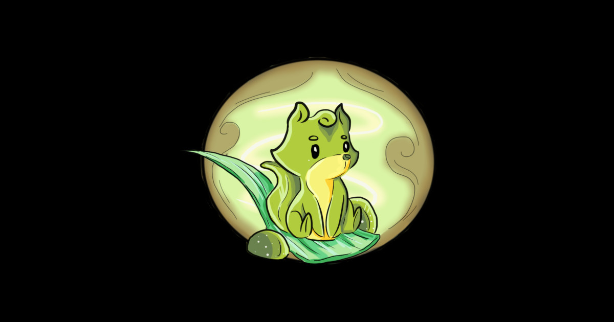 mochi fox - Animals - Sticker | TeePublic