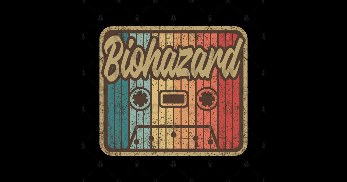 Biohazard Vintage Cassette - Musician - Posters and Art Prints | TeePublic