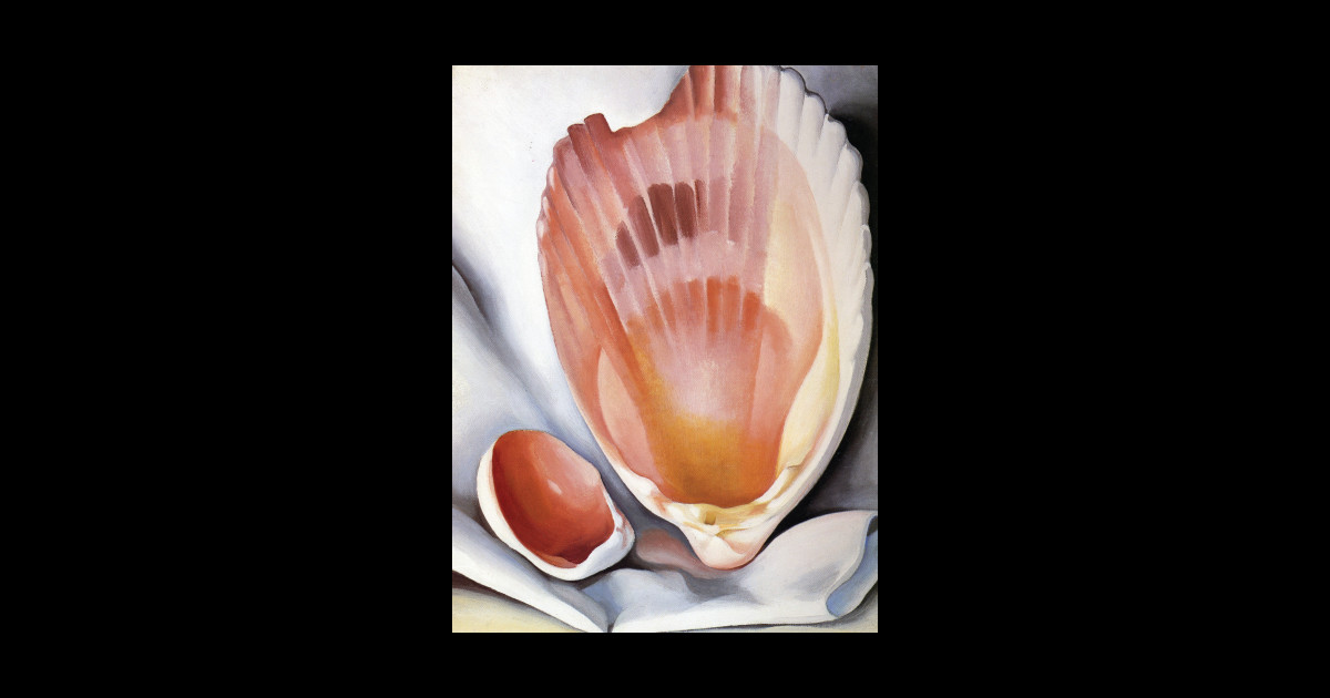 Two Pink Shells/Pink Shell, 1937 by Georgia O'Keeffe - Georgia Okeeffe ...