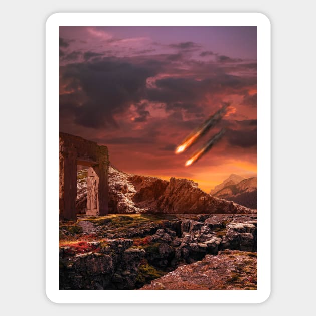 Rocky Asteroid - Asteroid - Sticker | TeePublic