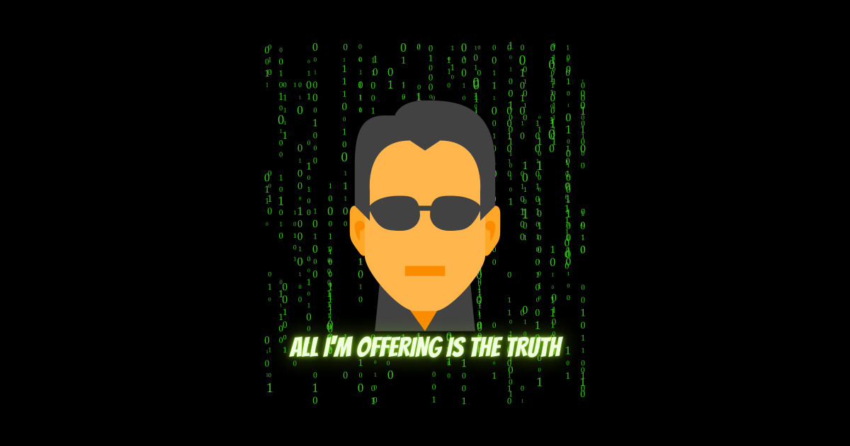 Truth - Matrix - Sticker | TeePublic