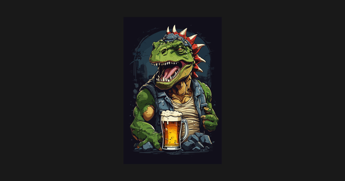 Godzilla Beer - Godzilla - T-Shirt | TeePublic