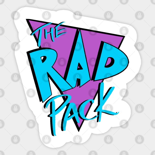 The RAD PACK Logo - Rad Pack - Sticker | TeePublic