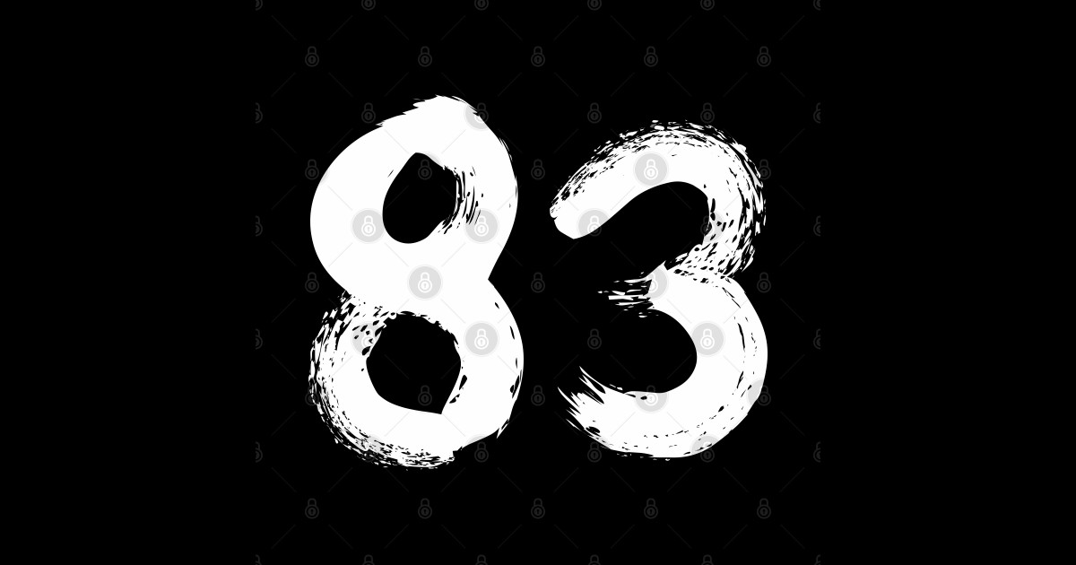 Number 83 - 83 - Magnet | TeePublic
