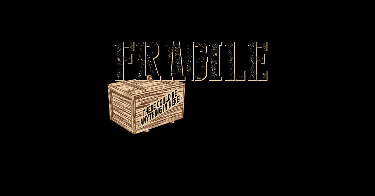 Fragile Wooden Crates - A Christmas Story - Sticker | TeePublic