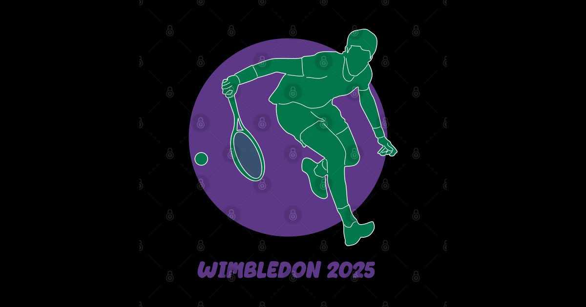 Wimbledon 2025 - Wimbledon - Sticker | TeePublic