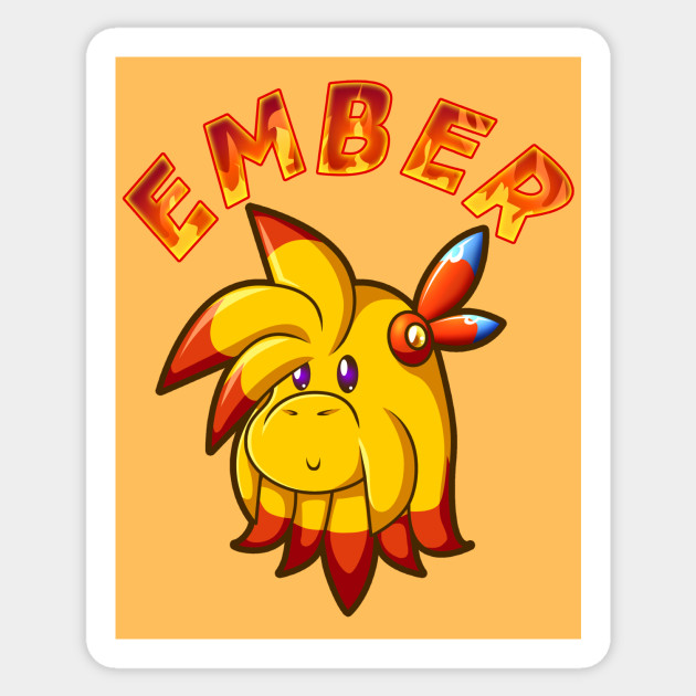 Chibi Ember - Spdy4 - Sticker | TeePublic