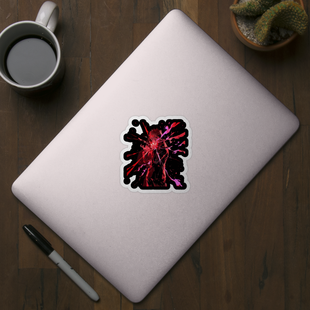 Ryomen Sukuna Explosion Fan Art - Ryomen Sukuna - Sticker | TeePublic