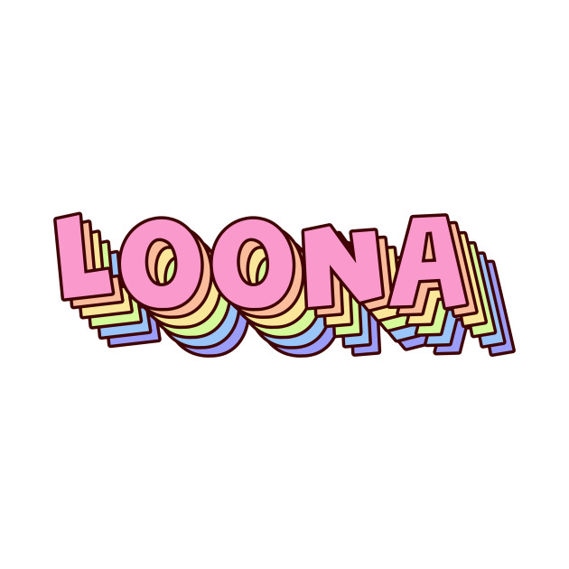 KPOP GIRLGROUP LOONA ORBIT FANDOM LOGO - Loona - T-Shirt | TeePublic