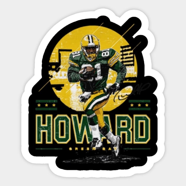 desmond howard player skyline - Football Player - Sticker | TeePublic