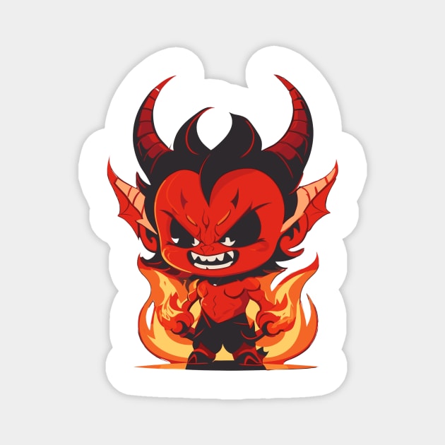 Baby Demon - Demon - Magnet | TeePublic