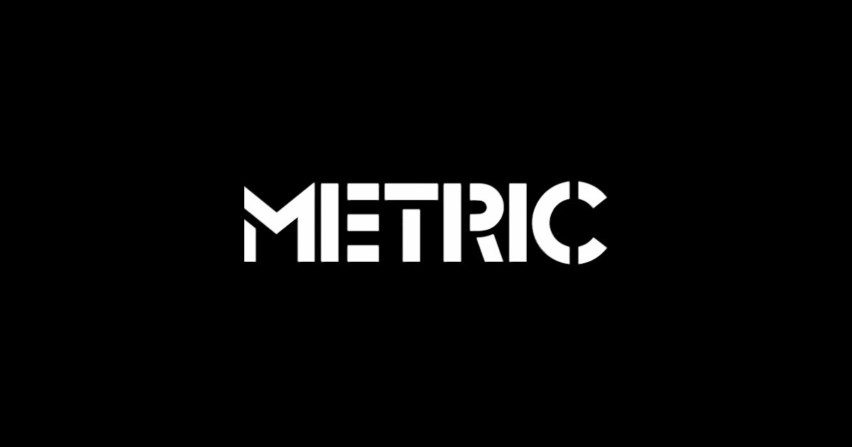 Metric Rock Band - Metric Rock Band - Sticker | TeePublic