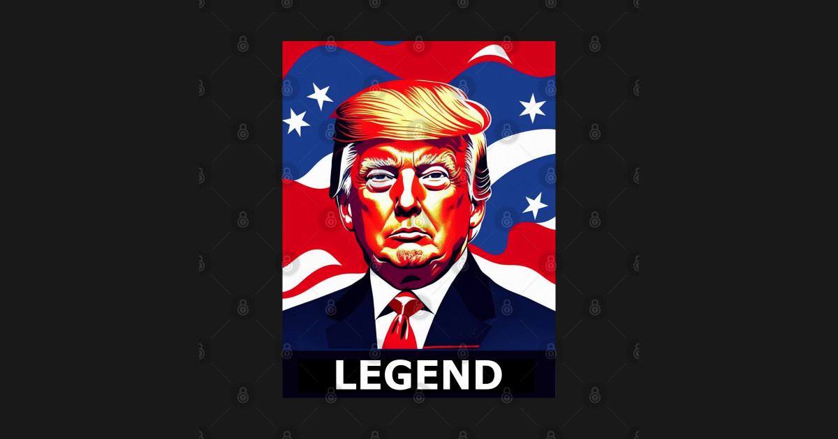 Trump Legend - Trump 2024 - T-Shirt | TeePublic