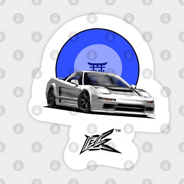 honda acura nsx white - Acura Nsx - Sticker | TeePublic